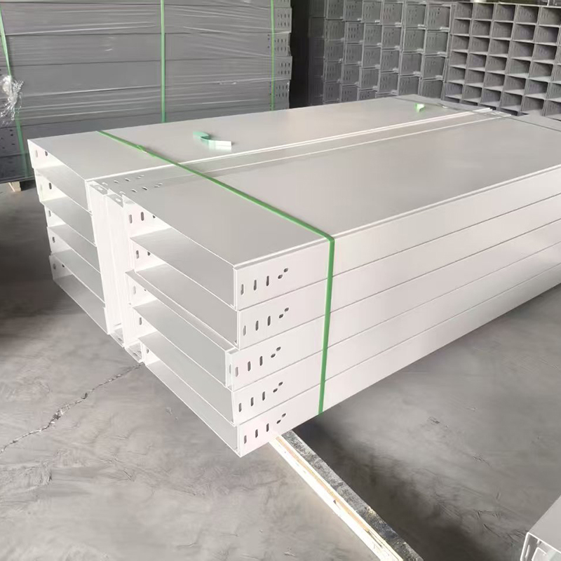Outdoor Waterproof Galvanized Steel Ventilated Cable Tray Trunking ...